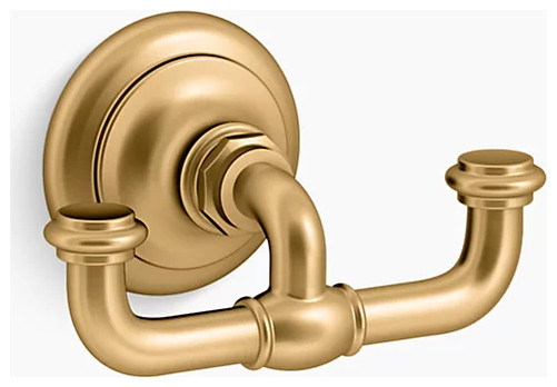Kohler 72572-2MB Artifacts Double Robe Hook - Traditional - Robe ...