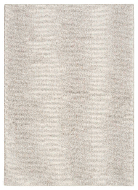 Nourison Natural Texture Ntx01 Contemporary Rug, Ivory Beige, 5'3"x7 ...
