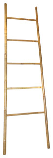 Bamboo Ladder 6' H, 21"W x 72"H - Asian - Ladders And Step Stools - by ...