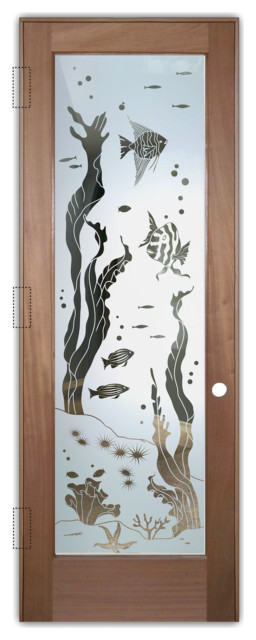 Interior Prehung Door or Interior Slab Door - Aquarium Fish - Primed ...