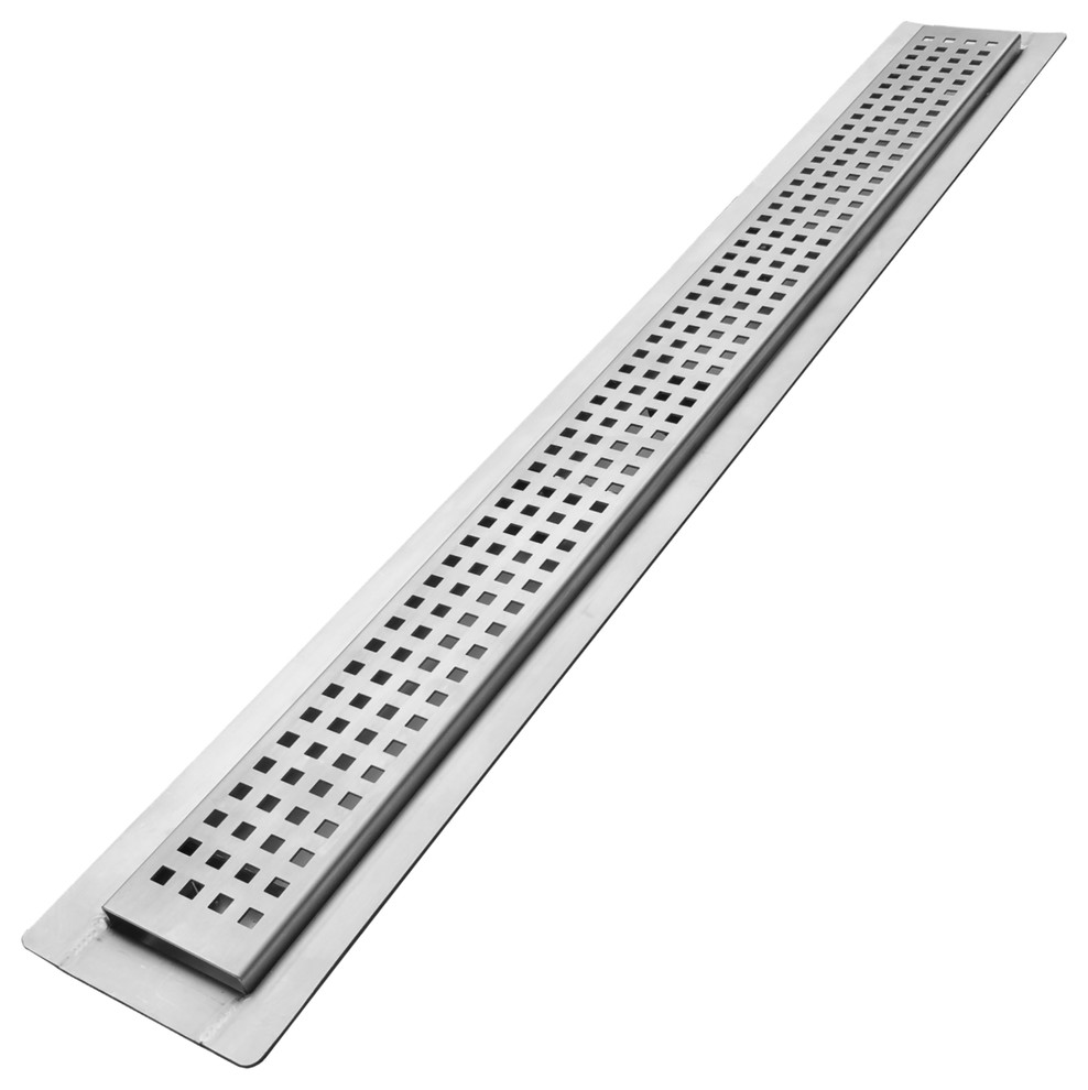 34" TRU-LINE Linear Shower Drain Kit - Contemporary - Tub And Shower ...