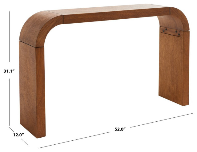 Safavieh Liasonya Curved Console Table, #N/A - Transitional - Console ...