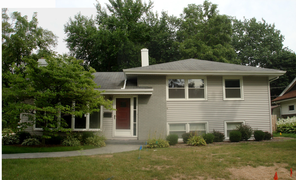 Transformation of a Traditional 60's Split-Level to a Modern Classic