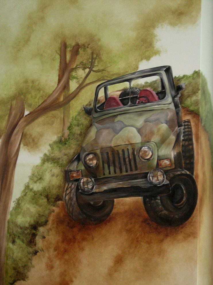 jeep mural - Rustic - Chicago - by DISTINCTIVE APPLICATIONS Kimberly ...