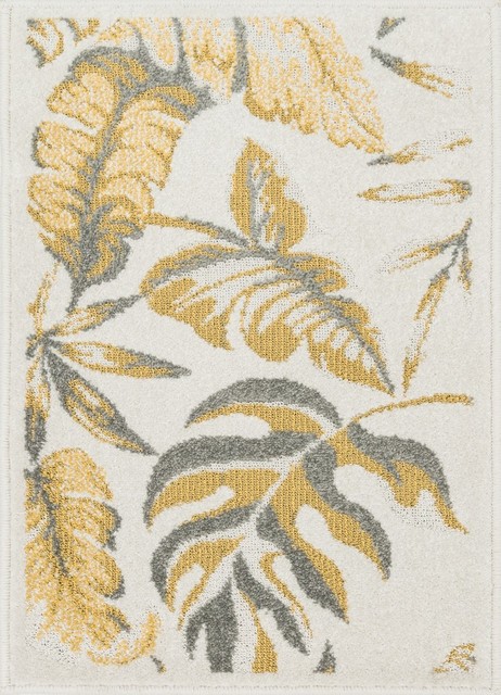 Loloi Terrace Collection Rug, Ivory and Citron, 1'8"x5' Runner ...