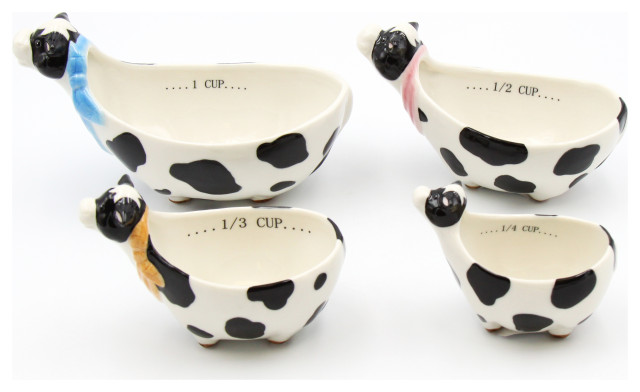 Cow Measuring Cups, Set of 4 - Farmhouse - Measuring Cups - by Cosmos ...