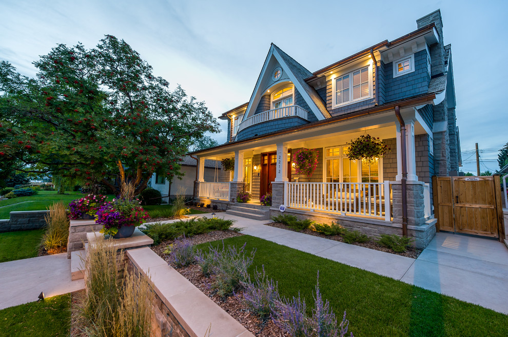 East Coast Living in the Heart of Calgary - Traditional - Landscape ...
