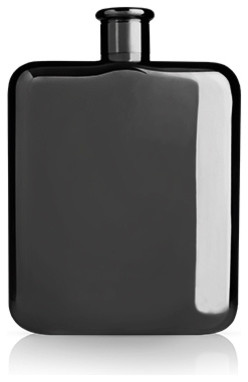 Warren Gunmetal Black Flask - Transitional - Decanters - by True Brands ...
