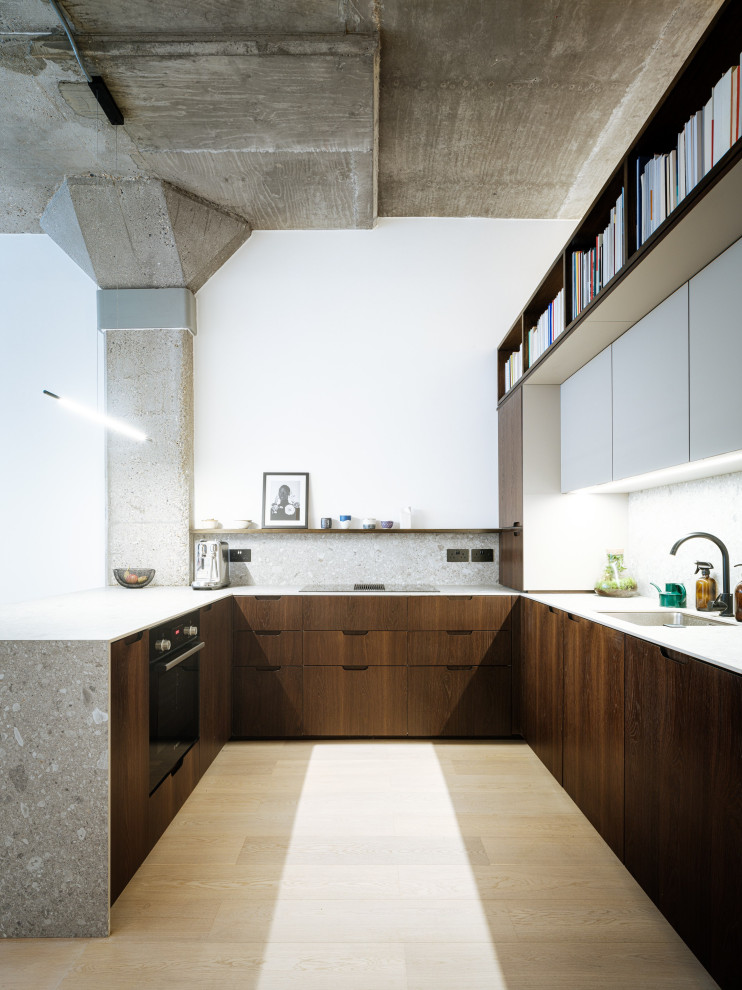 Loft Apartment Renovation in Hoxton - Industrial - Kitchen - London ...