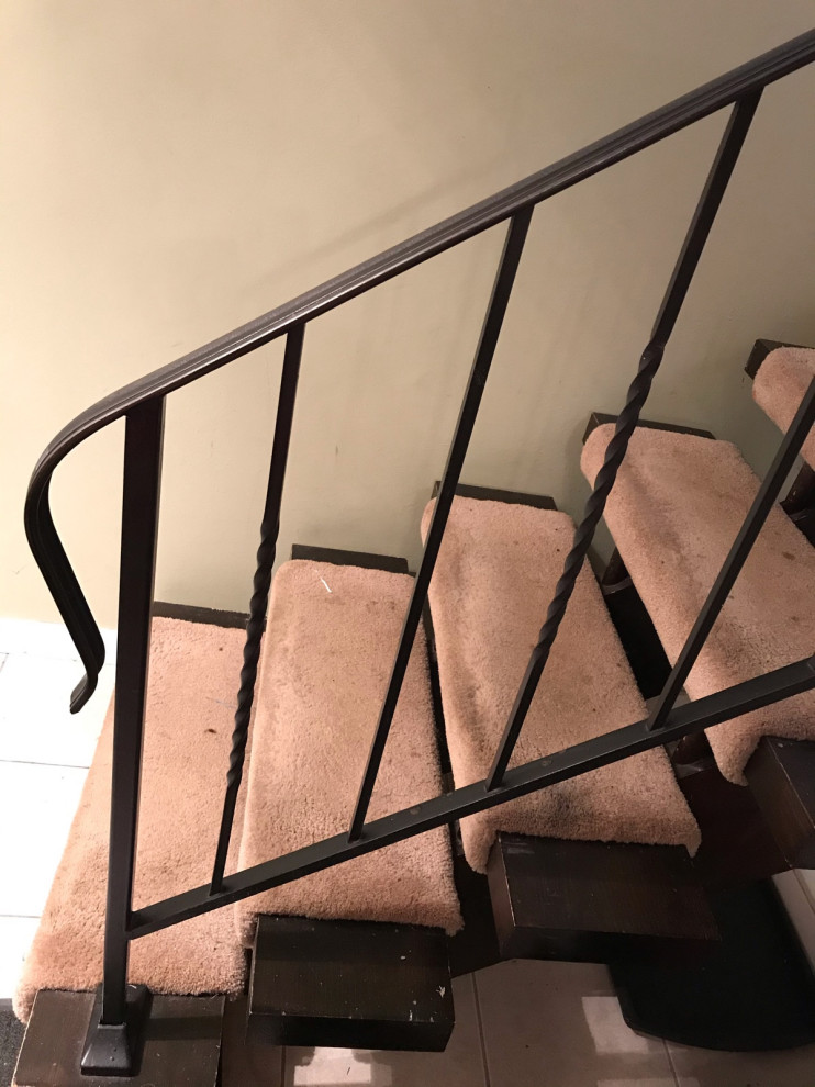 DIY project - spray or brush paint iron wrought rails | Houzz Forum