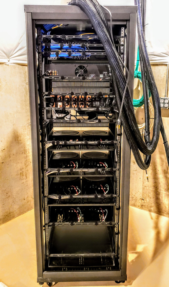 Wire Management in Custom AV Racks - Home Theater - Chicago - by Denali ...
