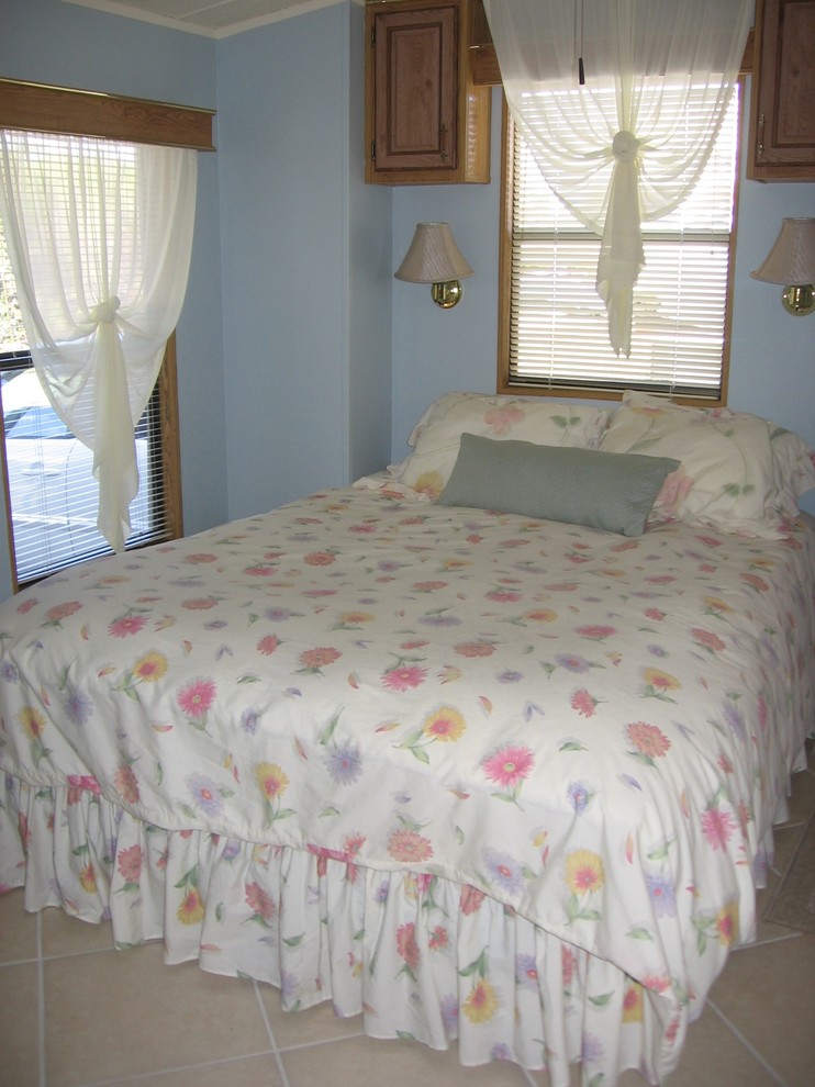 Mobile home bedroom