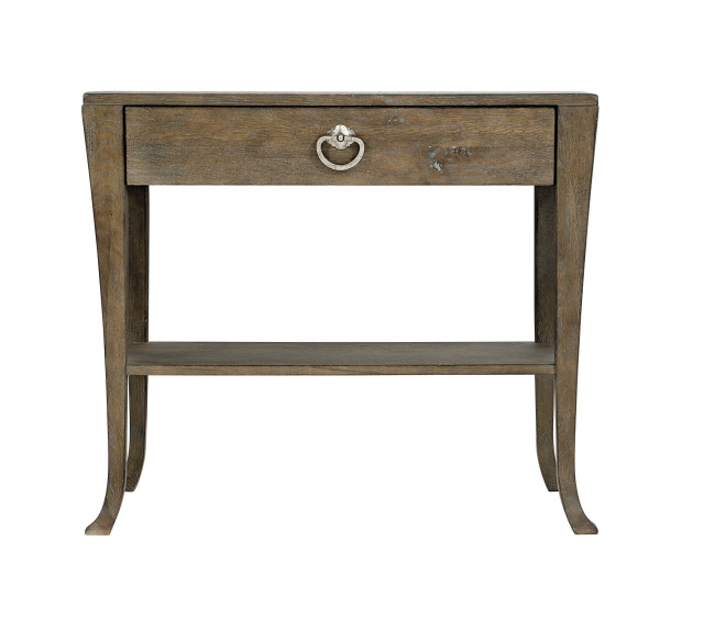 Bernhardt Rustic Patina Nightstand, Peppercorn Finish - Farmhouse ...
