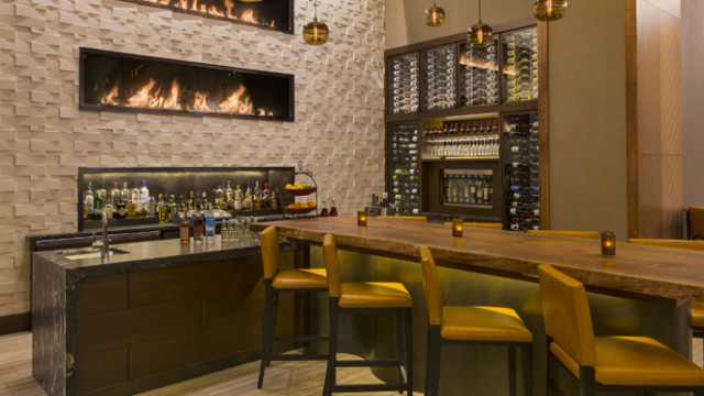 Acucraft Custom Gas Linear Stacked Fireplaces - The Grand Hyatt ...