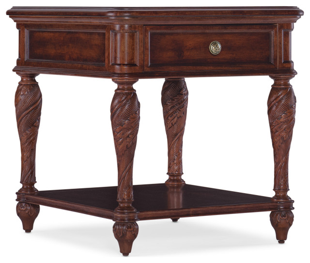 Charleston One-Drawer End Table - Traditional - Side Tables And End ...