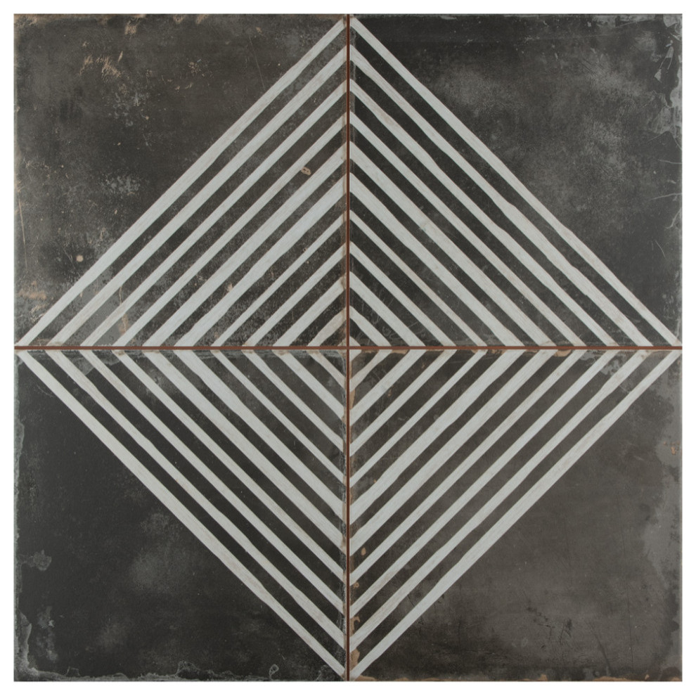 Kings Rombos Night Ceramic Floor and Wall Tile - Contemporary - Wall ...