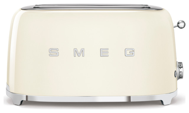 Smeg 50s Retro Line Cream 4-Slice Toaster - Transitional - Toasters ...