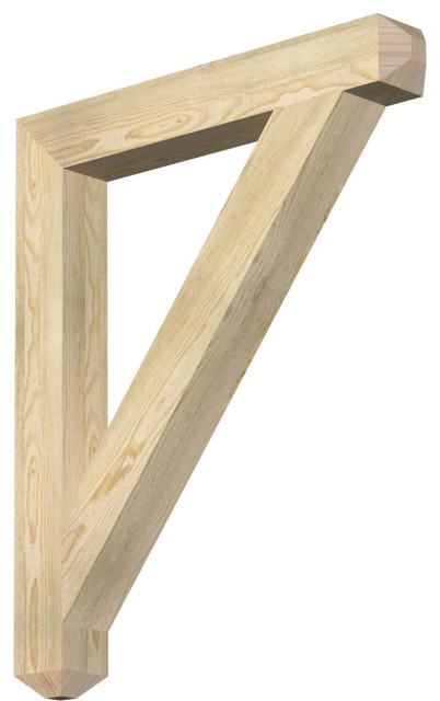 Traditional Craftsman Bracket, 30"Dx36"H - Transitional - Corbels - by ...