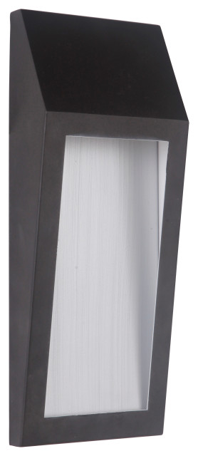 Wedge 1 Light Outdoor Pocket Sconce In Oiled Bronze (Z9312-OBO-LED ...