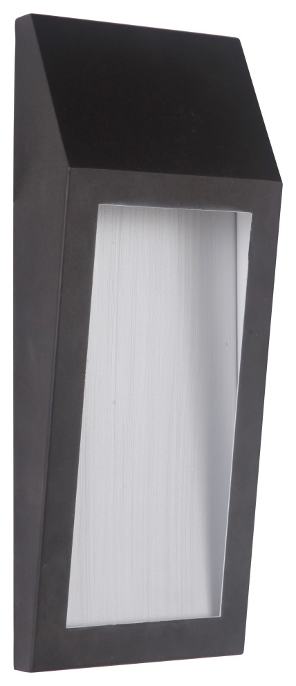 Wedge 1 Light Outdoor Pocket Sconce In Oiled Bronze (Z9312-OBO-LED ...