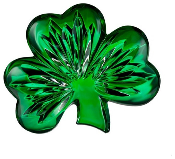 Waterford Green Shamrock 4in Collectible - Contemporary - Decorative ...