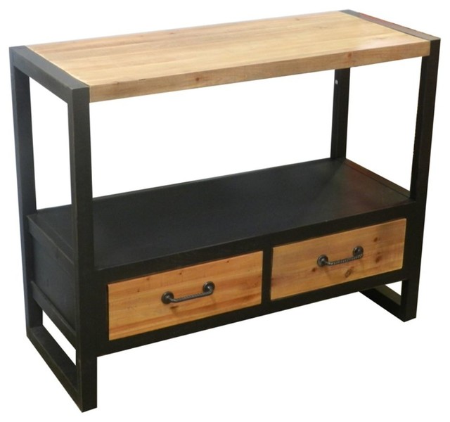 Classy Wooden Table - Benzara - Industrial - Console Tables - by Ami ...