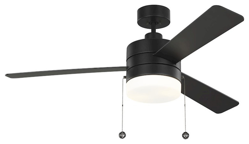 Monte Carlo Fan Company Syrus Indoor Ceiling Fan, Midnight Black ...