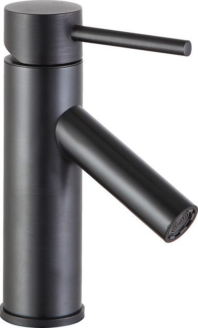 ANZZI Valle Single Hole Single Handle Bathroom Faucet In Oil Rubbed ...