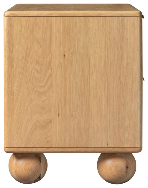 Modrest Winters Modern Natural Oak Nightstand - Traditional ...