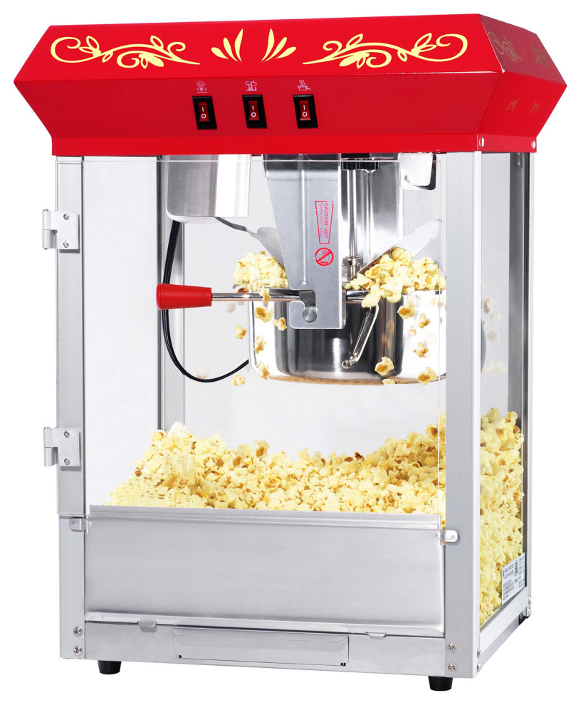 Countertop Popcorn Machine Antique Style Foundation Popper 8oz Kettle ...