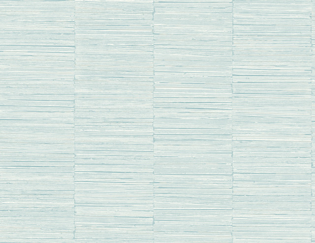 Jenga Aqua Striped Column Wallpaper - Contemporary - Wallpaper - by ...