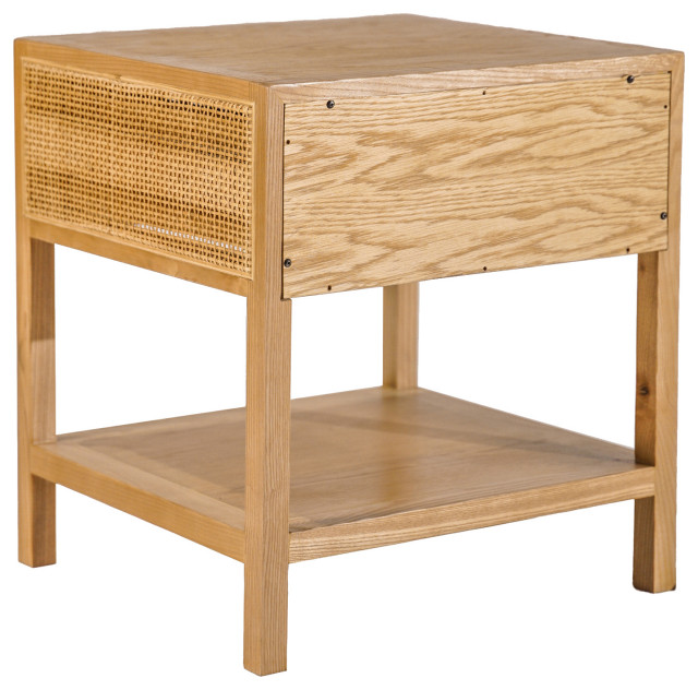 Rattan Side Table, Brown - Tropical - Side Tables And End Tables - by ...