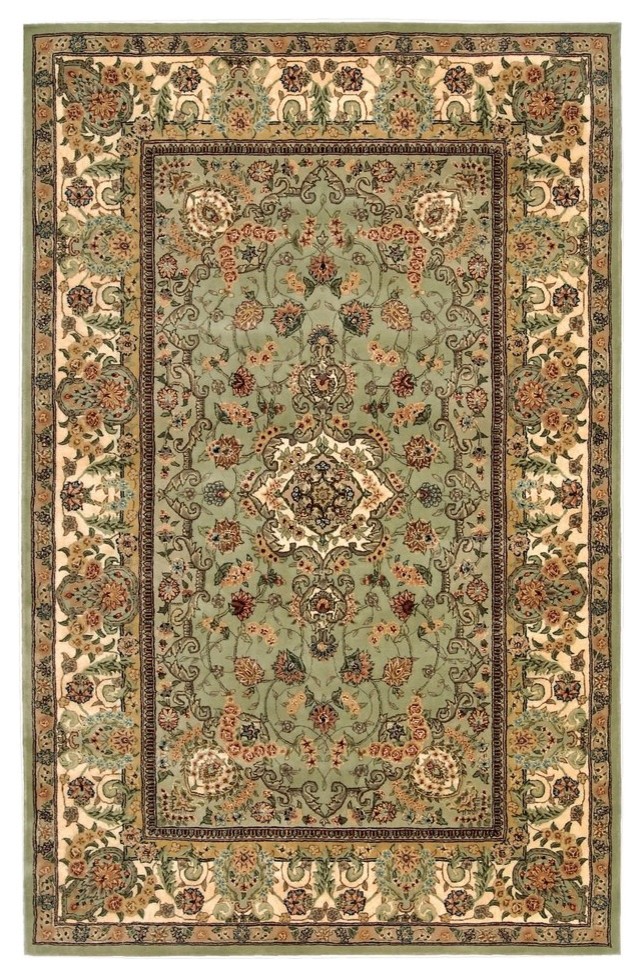 Nourison 2000 Light Green Area Rug, 9'9"x13'9" - Traditional - Area ...