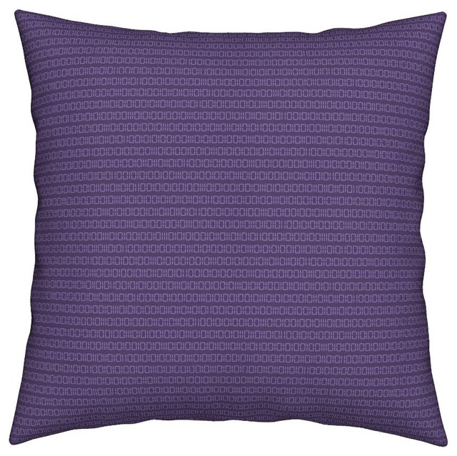 Robot Binary Code Numbers Math Abstract Throw Pillow - Contemporary - Decorative Pillows - by ...