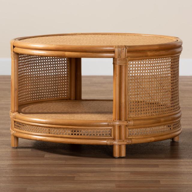 Alba Rattan Collection - Tropical - Coffee Tables - by Baxton Studio ...