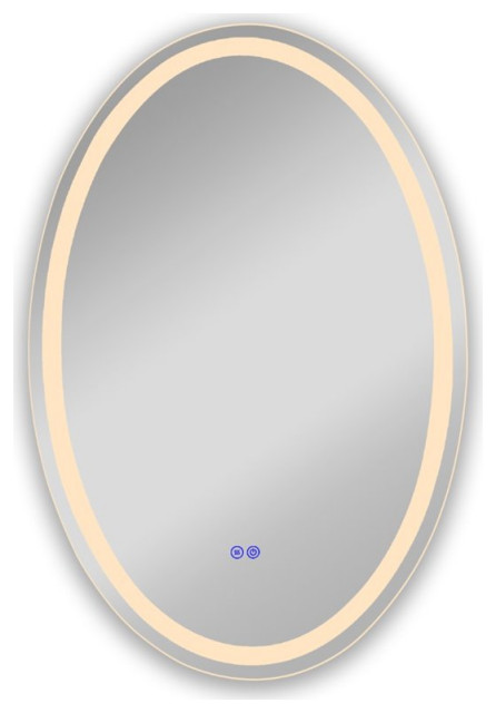 CHLOE Speculo Back Lit LED Mirror 4000K Warm White 24" Wide, 36" x 24 ...
