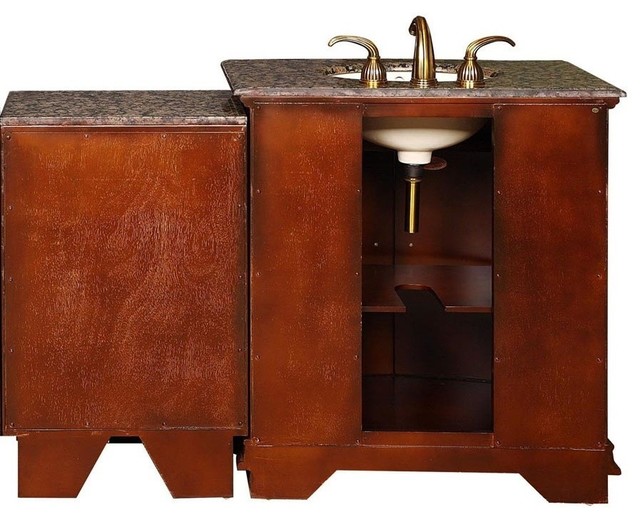 Traditional Style Bathroom Vanity Cabinet, Choice of Single or Double ...