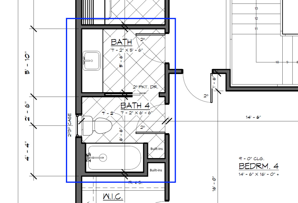 Shared hallway and bedroom bathroom | Houzz Forum