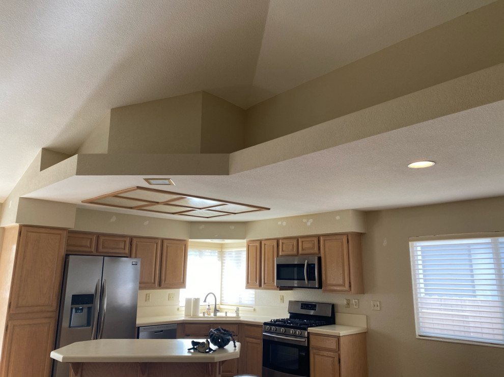 Floating Soffit In Vaulted Ceiling Drywall Suspension System