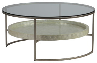 Cumulus Capiz Round Cocktail Table - Contemporary - Coffee Tables - by ...