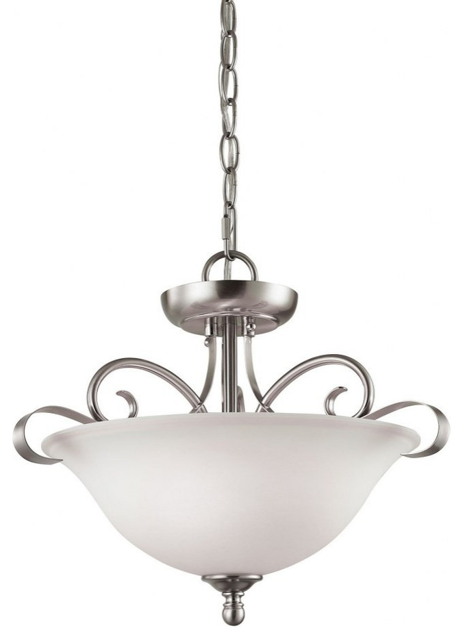 Two Light Convertible Semi-Flush Mount - Ceiling - Semi-Flush - 227-BEL ...
