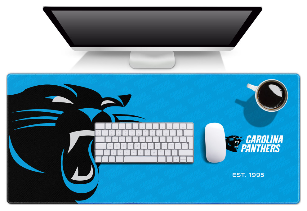 Carolina Panthers Logo Series Desk Pad - Contemporary - Desk ...