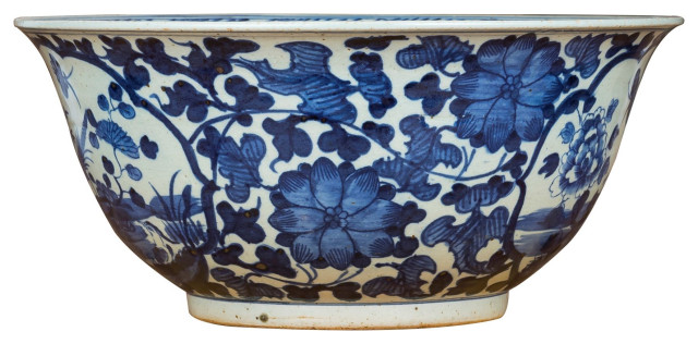 Legend of Asia Dynasty Bird Floral Medallion Motif Bowl 1215 - Asian ...