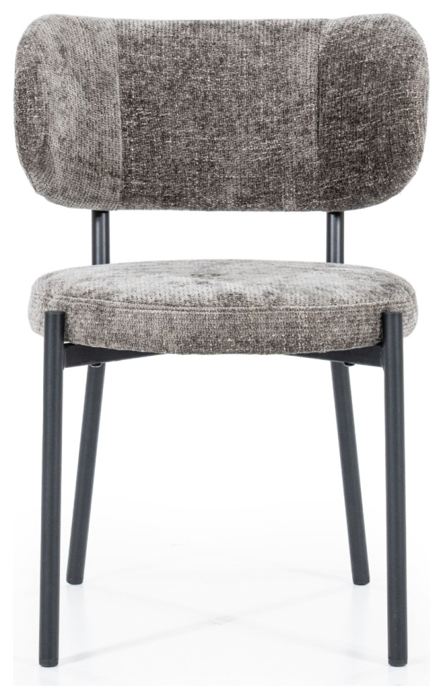 Fabric Minimalist Dining Chair, Set of 2, By-Boo Oasis - Midcentury ...