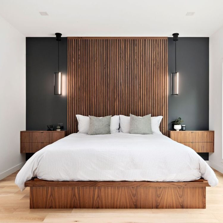 Wood Slat Color for Accent Wall