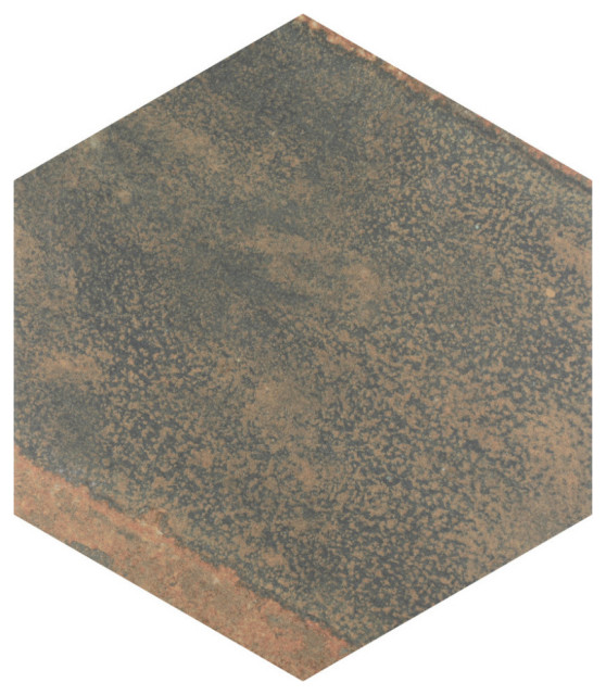 Maheno Hex Porcelain Floor and Wall Tile Sample - Contemporary - Tile ...
