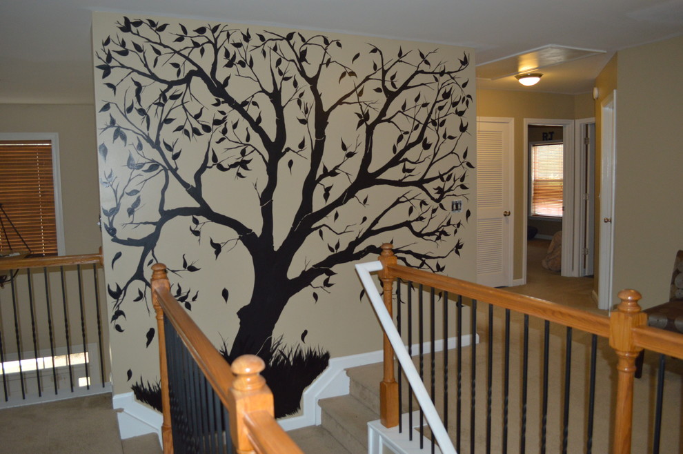 Family Tree Murals - Hand Painted by A Color Affair - Contemporary ...