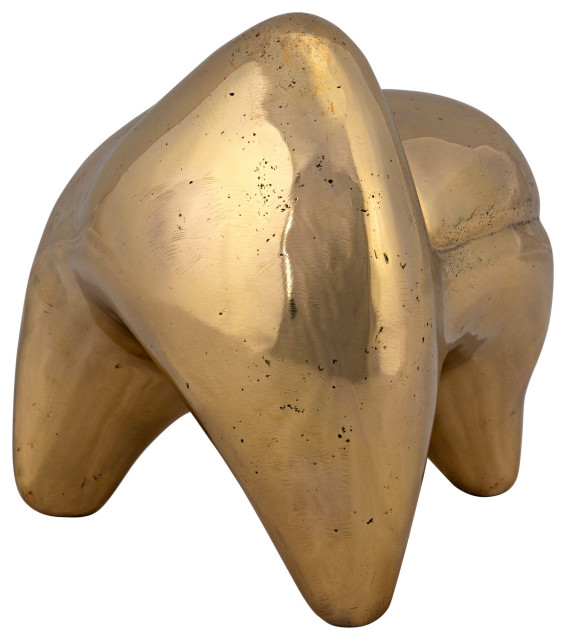 Alien, Brass Sculpture Statue - Contemporary - Decorative Objects And ...