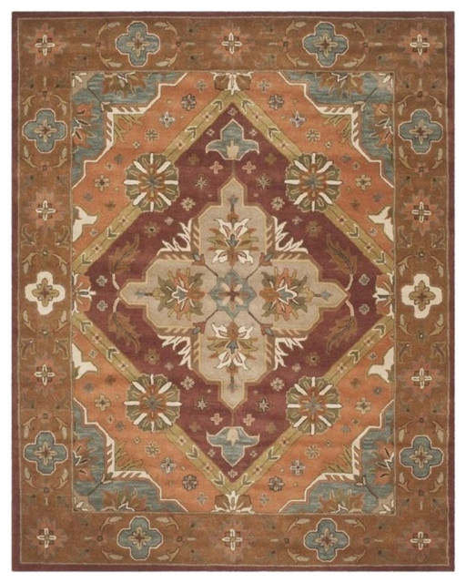 Safavieh Heritage Rust Traditional Rug - 8' x 10', 8' x 10 ...