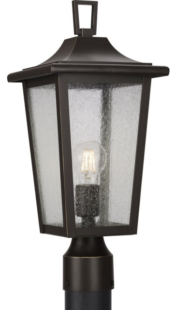Padgett Collection 18-1/2, 1-Light Antique Bronze Outdoor Post Light ...
